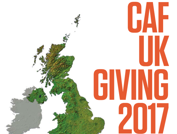 CAF UK Giving report reveals £9.7bn donated in 2016 | UK Fundraising