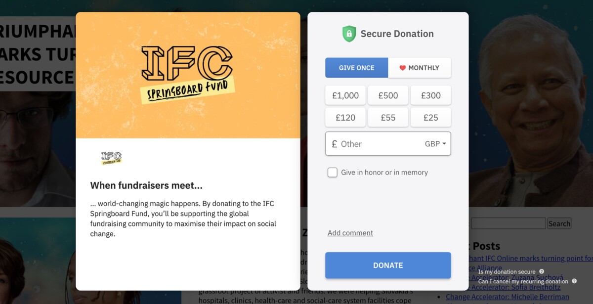 Resource Alliance announces Springboard Fund to 'restart the IFC' - UK ...