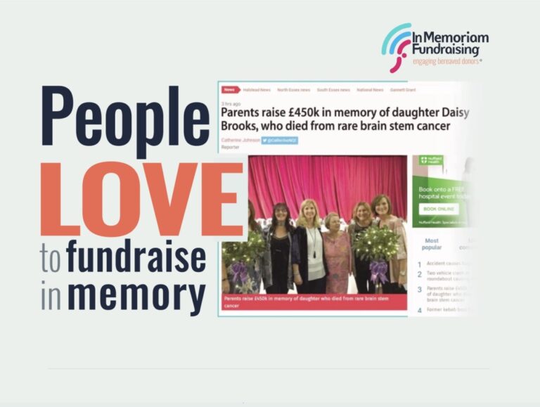 The story behind 'Engaging Bereaved Donors' - UK Fundraising