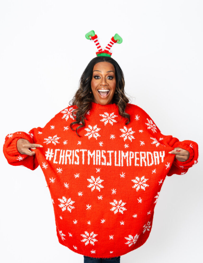 Stars turn out in force to launch Christmas Jumper Day, & more ...
