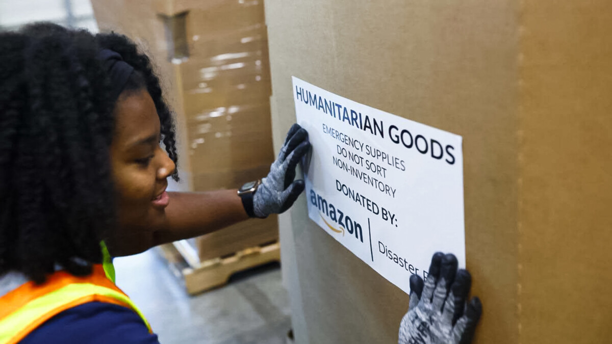 Amazon launches its first Disaster Relief Hub in Europe - UK Fundraising